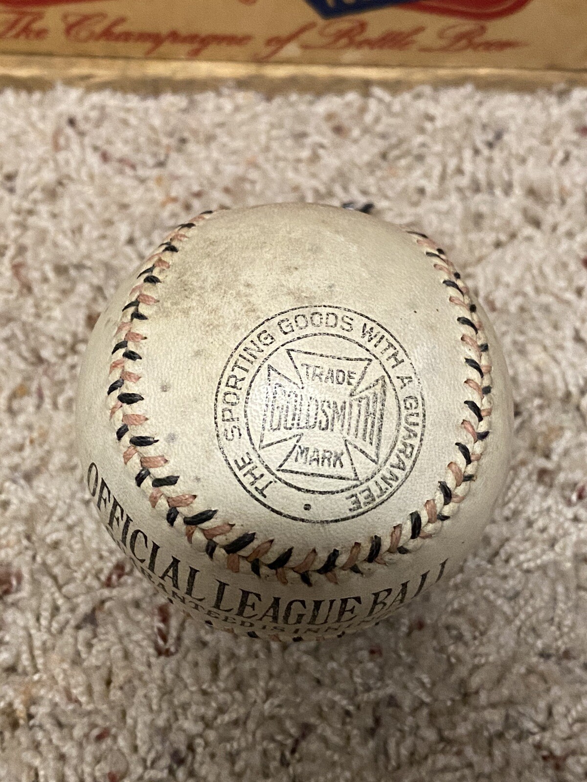 1920s goldsmith Baseball guaranteed 18 innings Old Ball | eBay