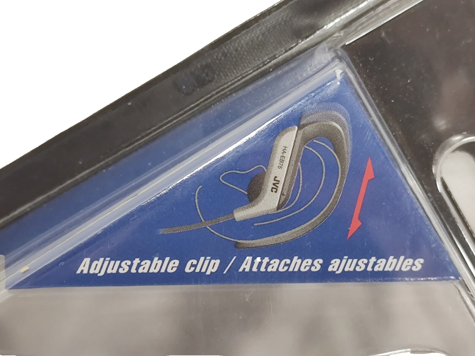 HAEB75A JVC Sport Style Ear Clip Headphones Earphones Blue for CD Radio ...