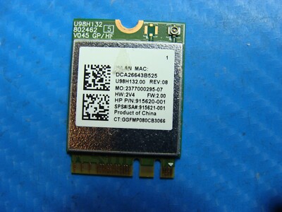 HP 15-da0032wm 15.6" Genuine Wireless WiFi Card 915620-001 RTL8821CE | eBay