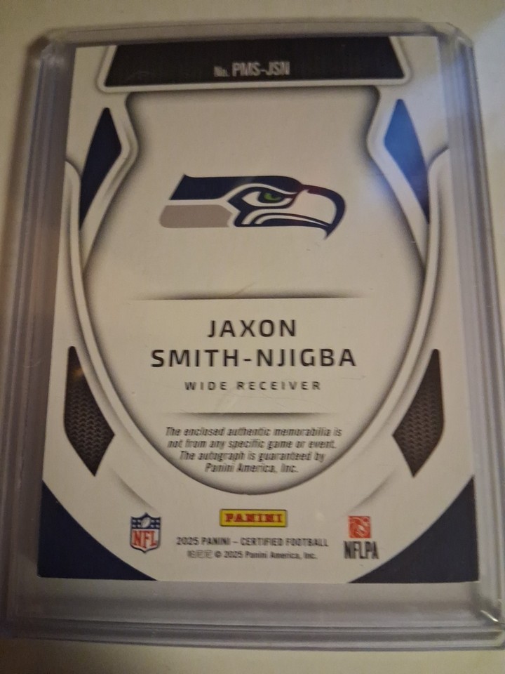 Jackson Smith Njigba 06/15 Patch Auto | eBay