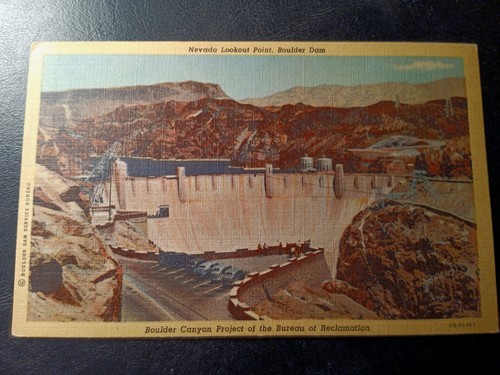 BOULDER DAM VINTAGE POSTCARD | eBay