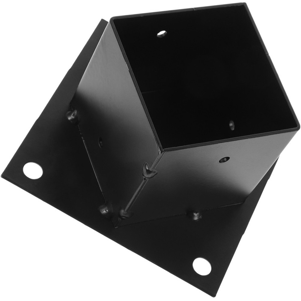 Deck Railing Bracket Post Fence Base Protectors Support Brackets | eBay ...