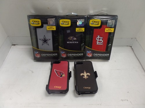 OTTERBOX NFL DEFENDER SERIES CASE FOR IPHONE 5/5S/SE MULTICOLOR OPTIONS ...