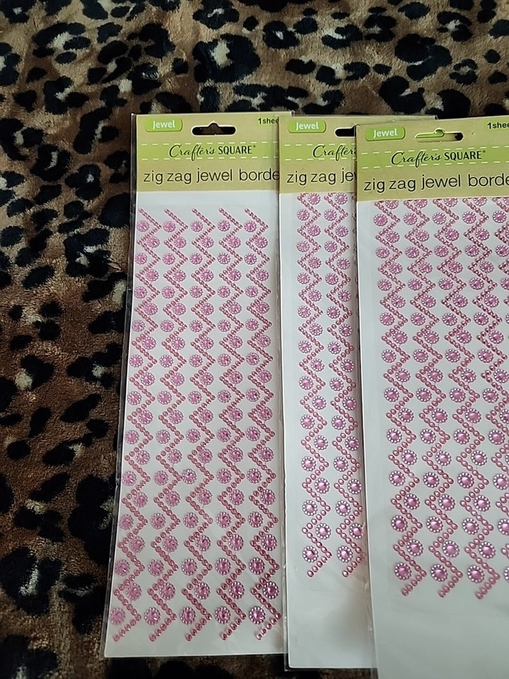LOT OF 5 Jewel Border Stickers by Crafter's Square BRAND NEW | eBay