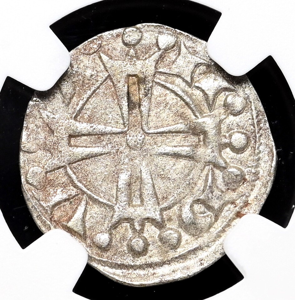 FRANCE, Provence. Raymond V, 1148-1194, Silver Denier, NGC AU58 | eBay