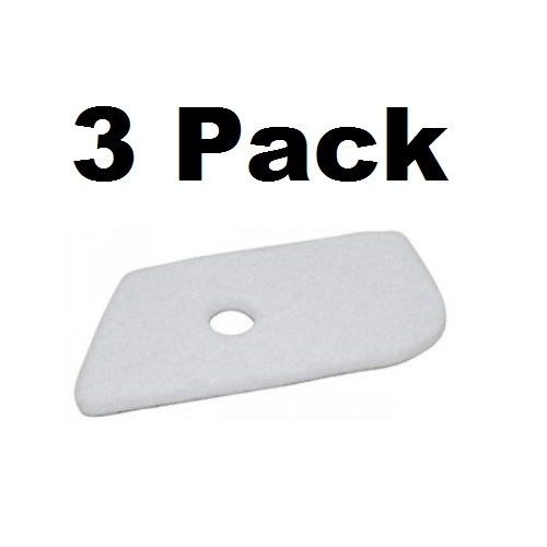 Set of 3 Husqvarna Air Filter 530150253 for 124L 125L 128L 128CD 128LD ...