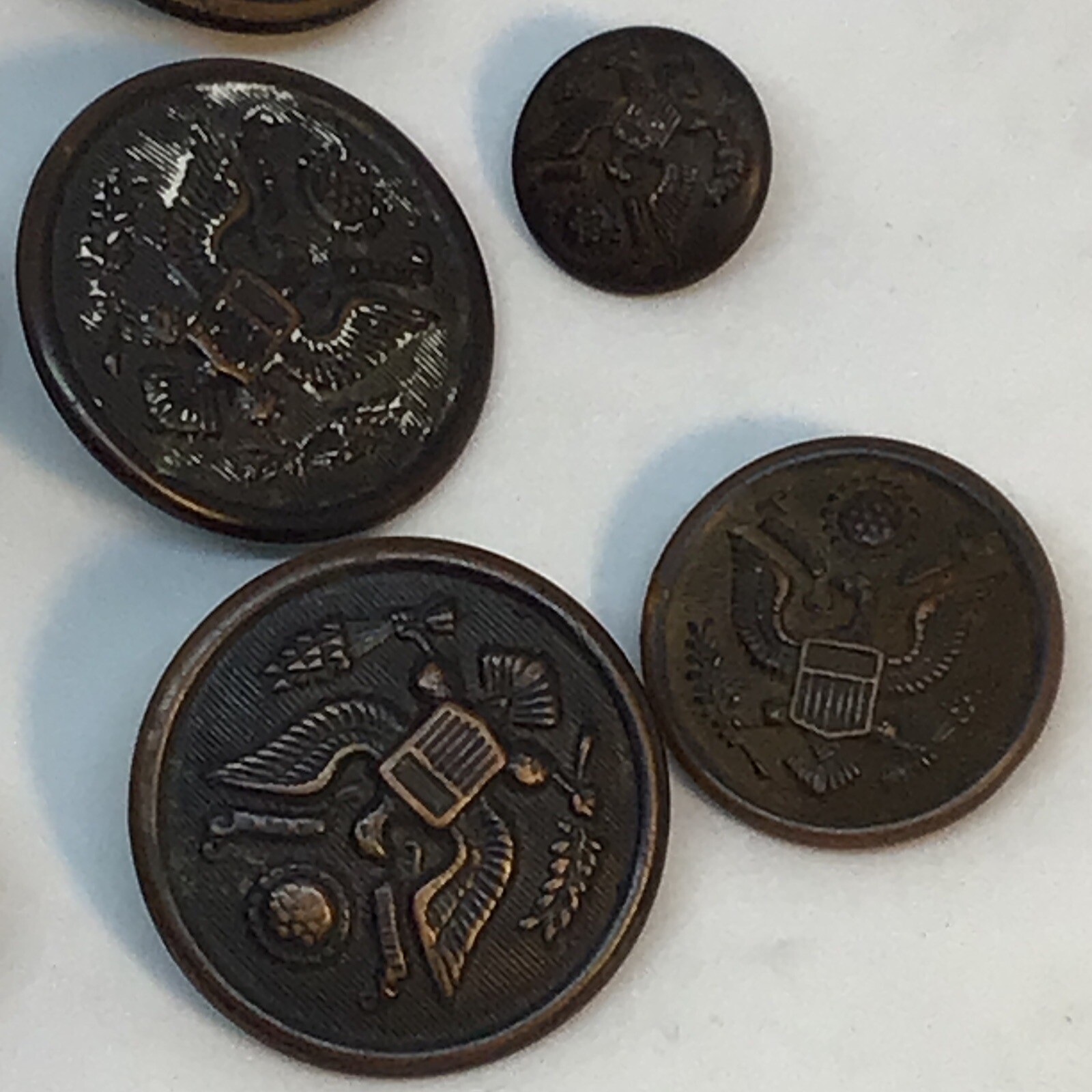 (Lot Of 11) Antique World War II United States Army Buttons | eBay