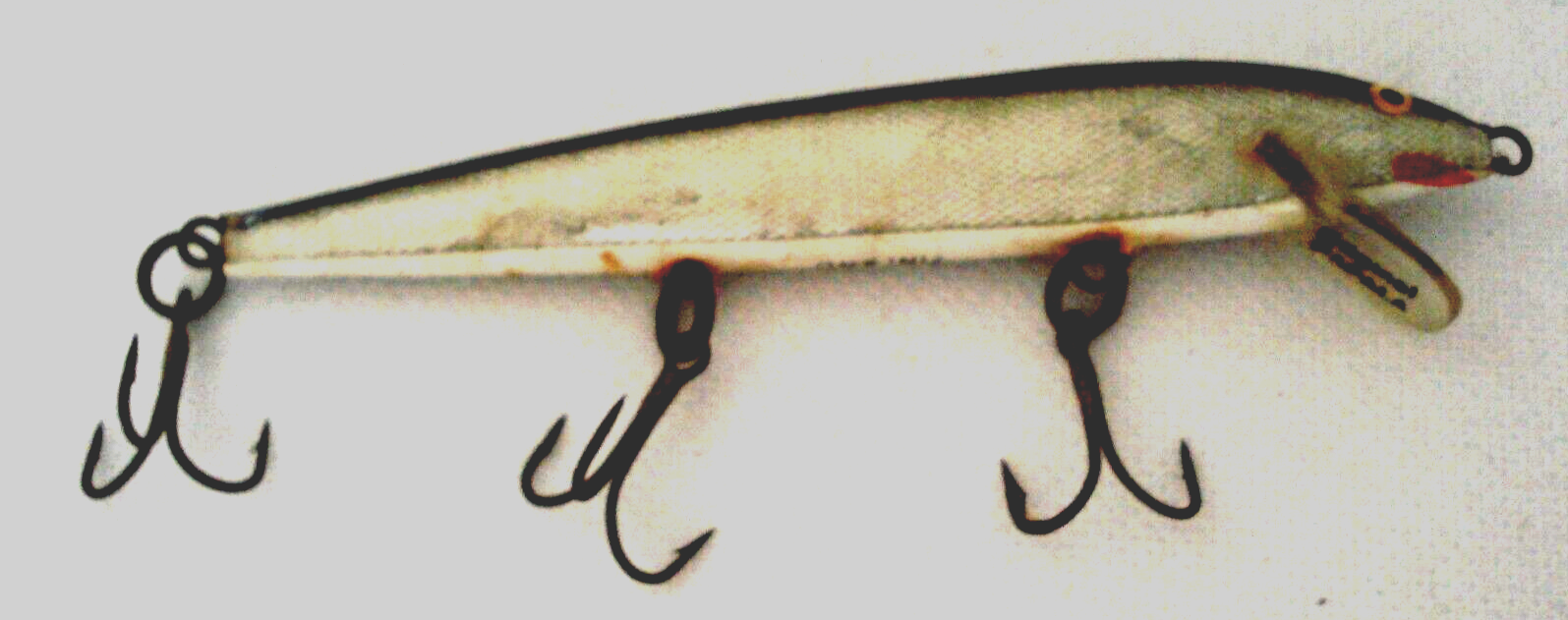 RARE 1970'S Original Rapala Wobbler Finland 4 1/2" Floating Minnow ...