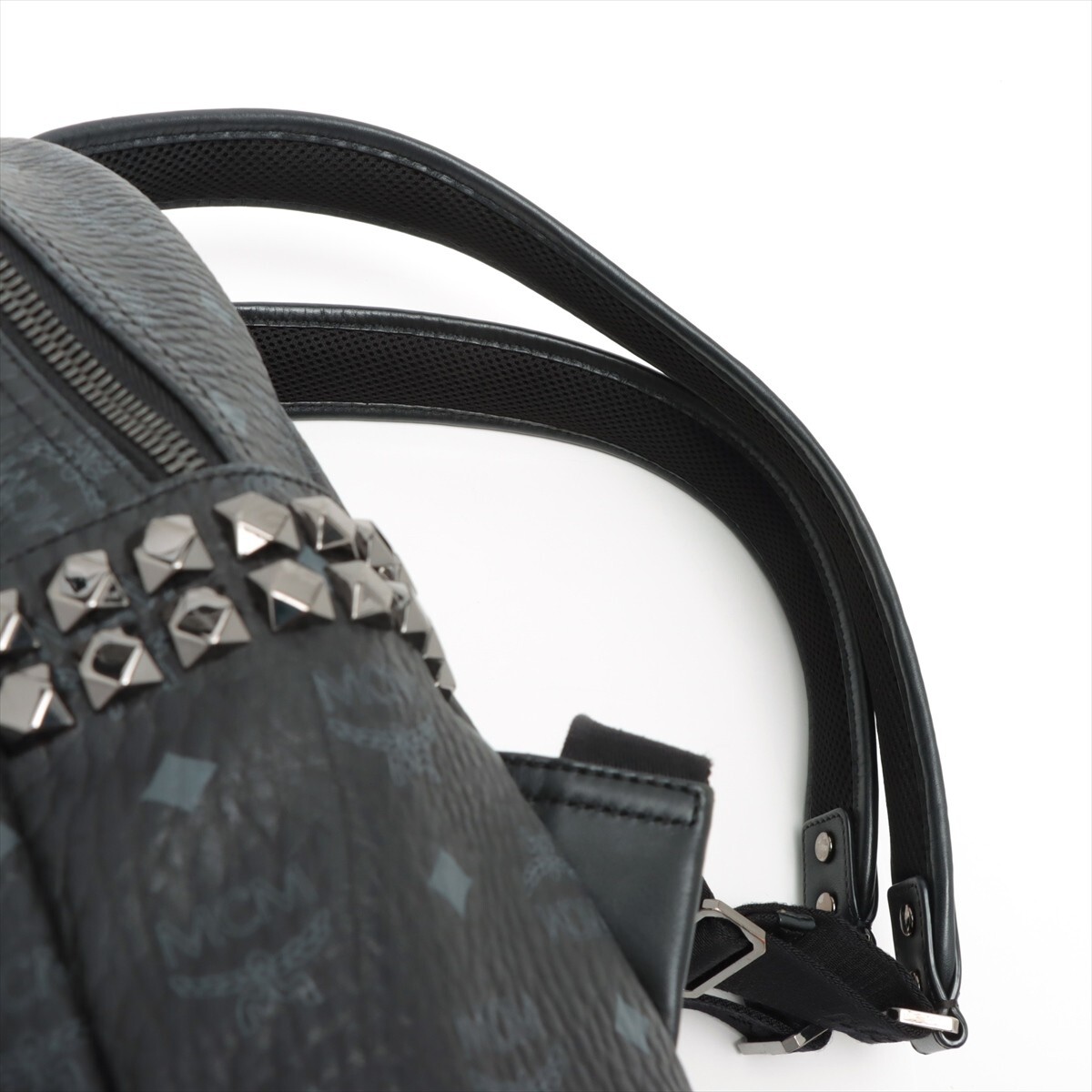 MCM Leather Stark Side Stud backpack Medium - Gem