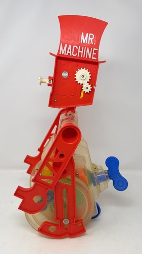 Vintage MR. MACHINE Robot Toy Ideal Toy Co. 1977 Wind Up & Walk n ...