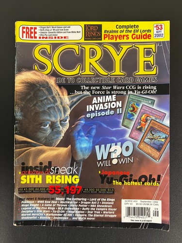 Scrye Guide to Collectible Card Games - September 2002 Issue #53 w ...
