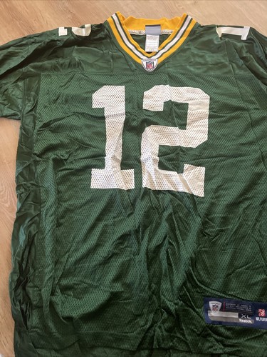 Reebok NFL Green Bay Packers Aaron Rodgers 12 Football Jersey Mens XL ...