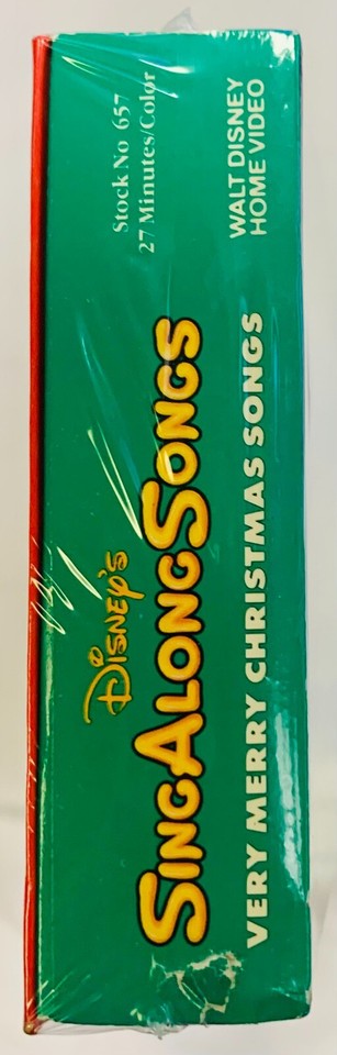 Disney's Sing Along Songs: A Very Merry Christmas - (VHS) Sealed RARE ...