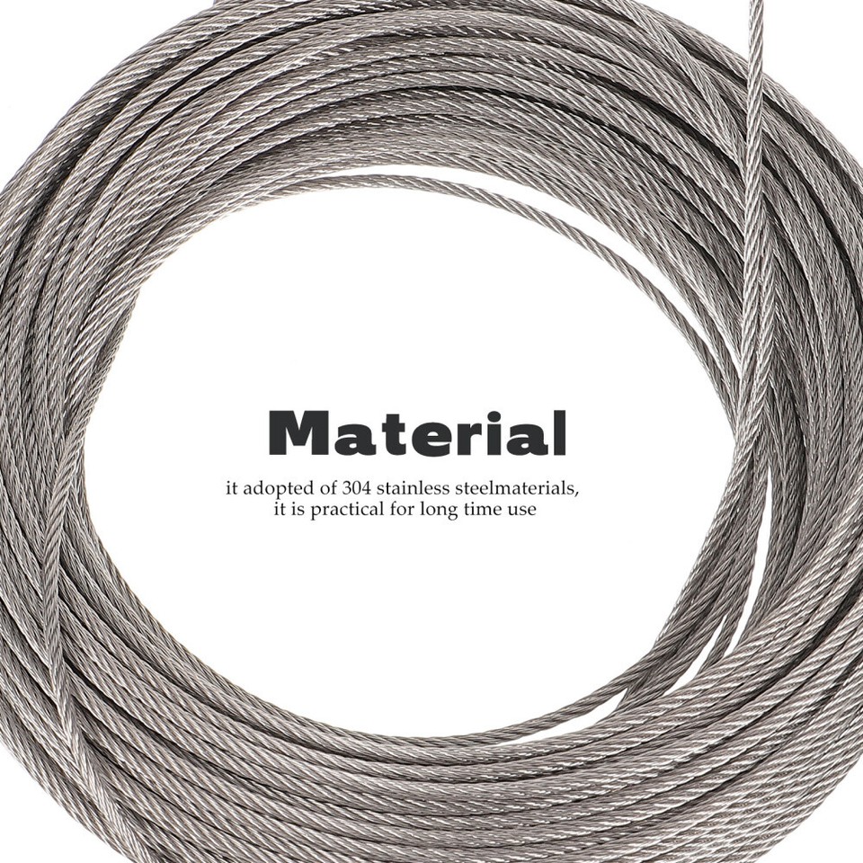 1 Set Wire Rope Stainless Steel Thimble Rope Thimble Rope Rigging Rope ...