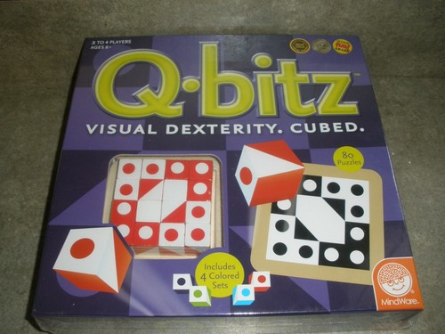 NEW Sealed Q-bitz Q Bitz Visual Dexterity Cubed MindWare Brain Game | eBay