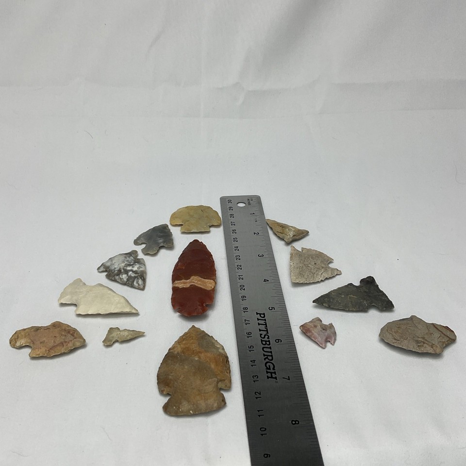 Lot of 13 Arrowhead Collection FINE Modern, Unknown Origin | eBay