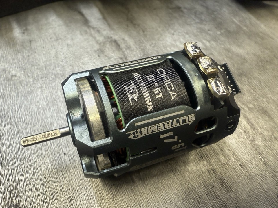 Orca MO24BT3U175A-TS Blitreme 3 Sensored Brushless Motor, 17.5T Team ...