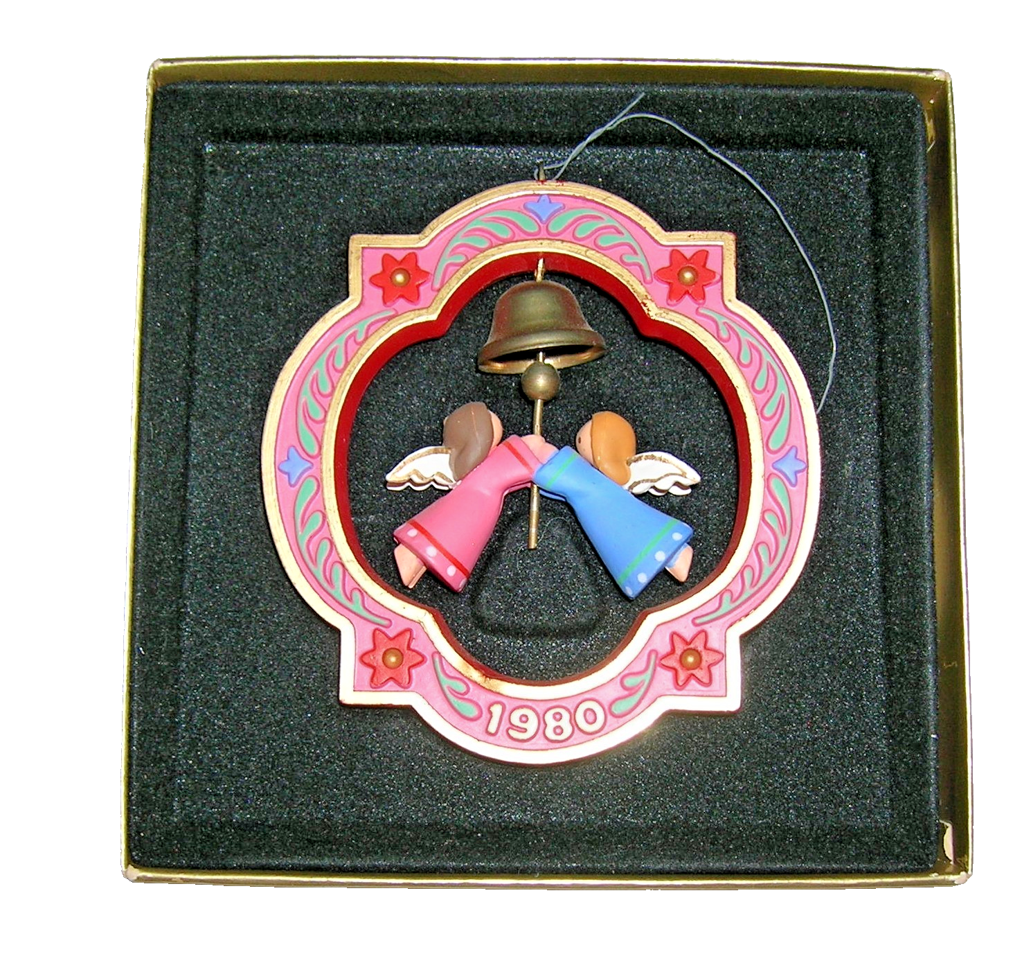 Vintage 1980 Hallmark Xmas Ornament Heavenly Sounds Twirl About Angels ...