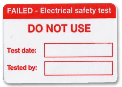 Pat Fail Labels 200Pk Accessories Test & Measurement - P200FAIL | eBay