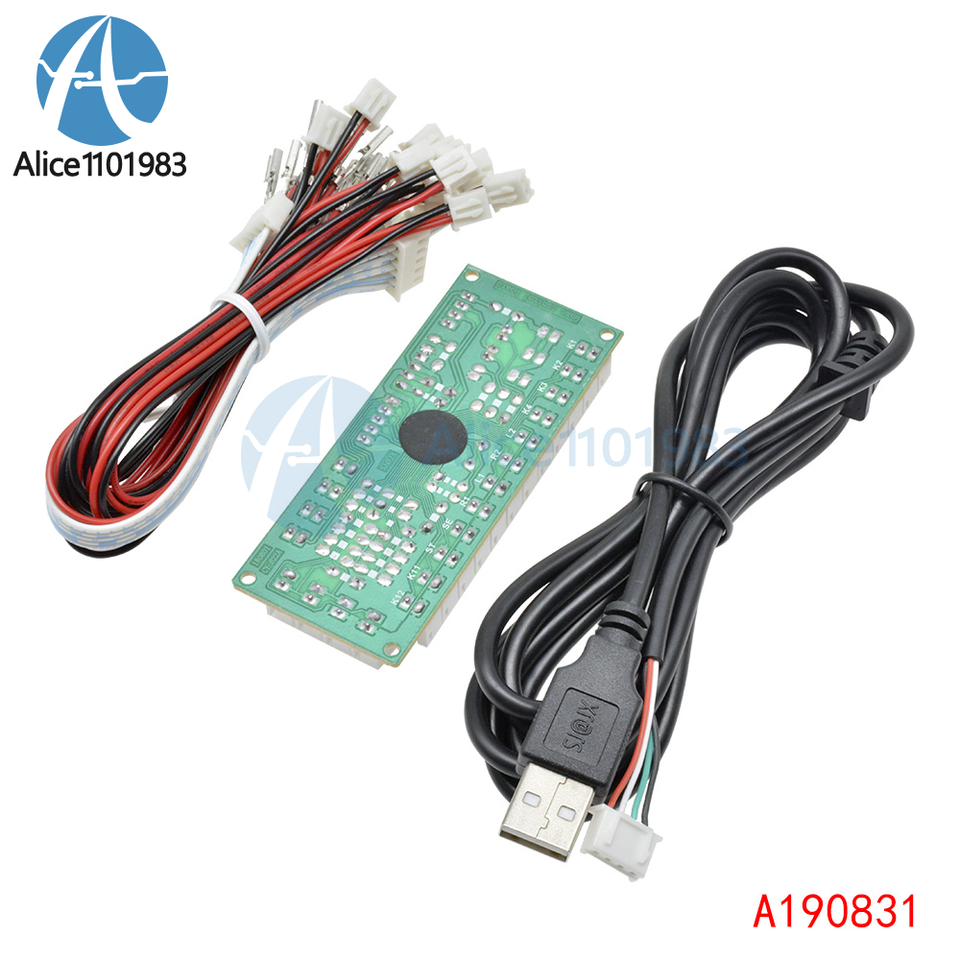 USB Arcade Encoder Zero Delay PC to Joystick 5Pin MAME Sanwa Push ...