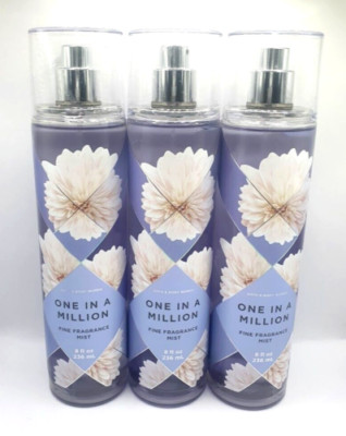 BATH AND BODY WORKS ONE IN A MILLION FRAGRANCE BODY MIST 8 FL OZ EACH ...