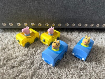 Lot 4 Peppa Pig Cars Toys Little Buggy Pedro Pony Blue Car Georgie ...