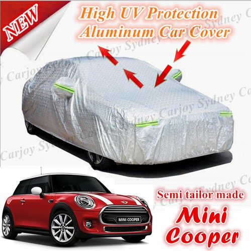 Premium Waterproof Rain UV Protection Aluminum Zip Car Cover MINI ...