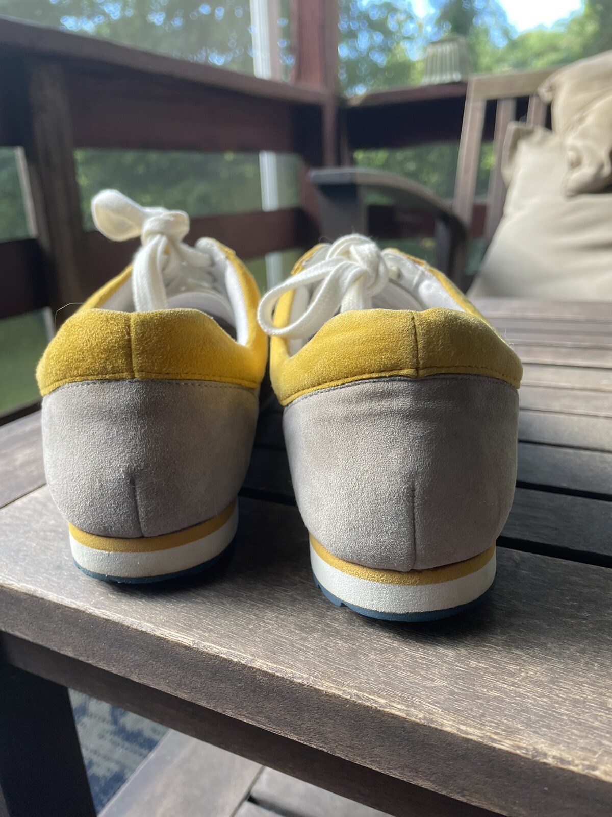 Boden Elise Sneakers, White/Yellow/Leopard/Gray Anima… - Gem