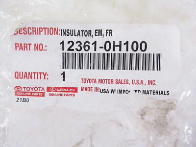 Genuine OEM Toyota 12361-0H100 Front Motor Mount 2009-2015 Venza 2007 ...