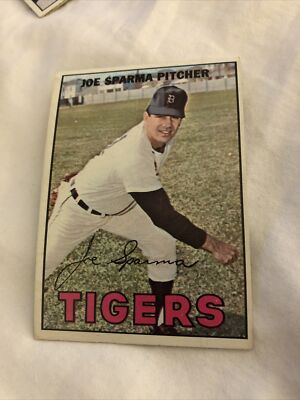 1967 TOPPS #13 JOE SPARMA - TIGERS - | eBay