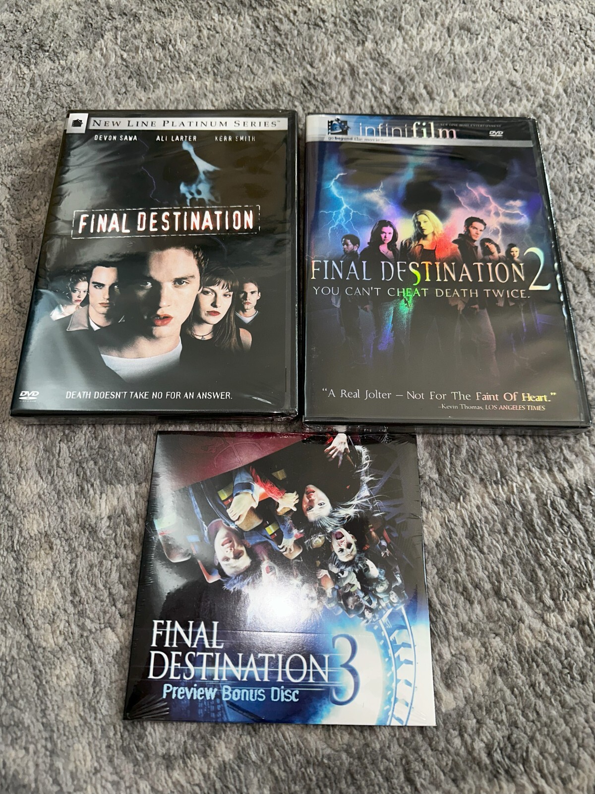 Final Destination & Final Destination 2 DVDs Widescreen / Full Screen ...