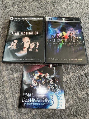 Final Destination & Final Destination 2 DVDs Widescreen / Full Screen ...
