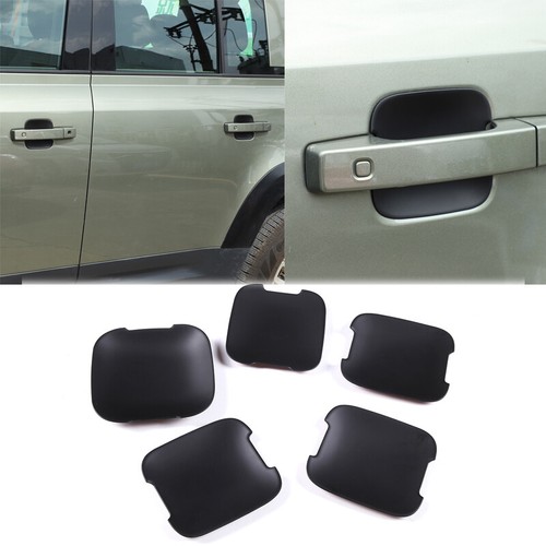 Matte Black Car Door Handle Bowl Sticker Kit For Land Rover Defender ...