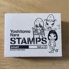 Yoshitomo Nara Stamp 3pcs Set Girl Broken Heart Bench Art Artist Japan ...