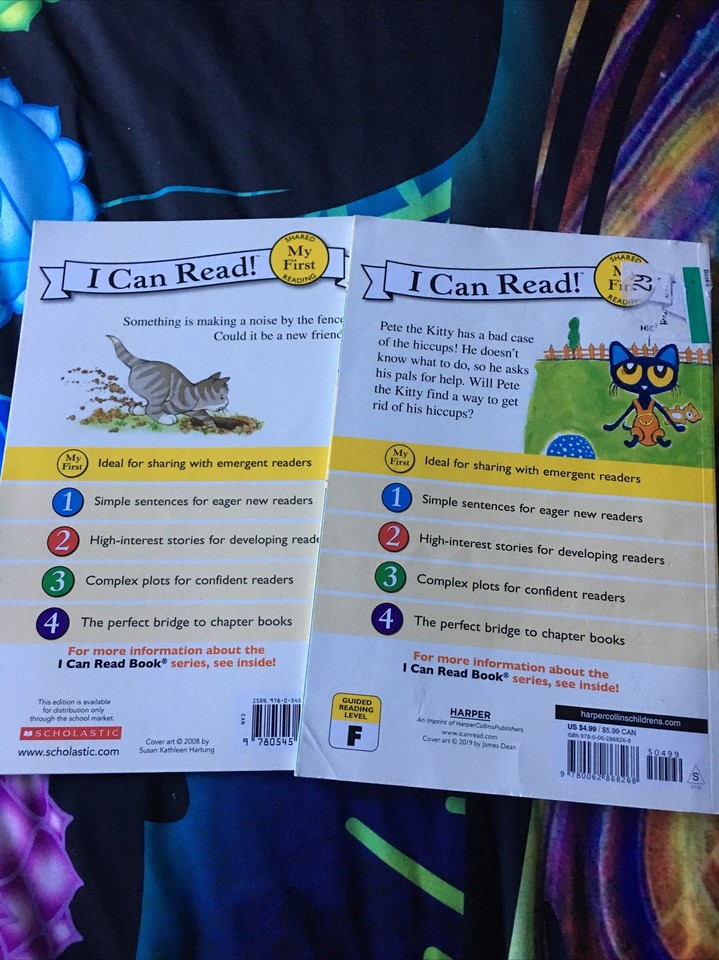 Pete The Kitty Case Of Hiccups & What’s That, Mittens? I CAN TEAD MY ...