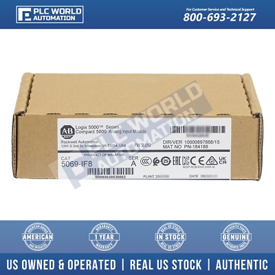 Allen Bradley 5069-IF8 Ser A Compact 5000 Analog Input Module, 8-Ch ...