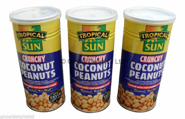 Tropical Sun Crunchy Coconut Peanuts 330 g (Pack of 3) for sale online ...