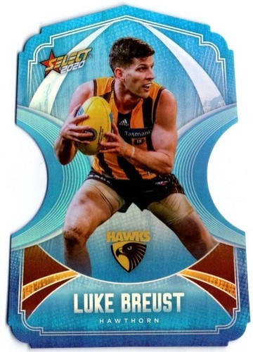 2020 Select Footy Stars ice blue Diecut - Luke Breust BDC73 Hawthorn | eBay