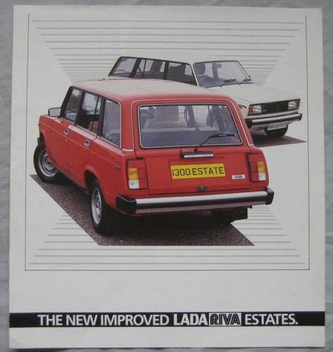 1985 Lada Riva Estates Brochure Publication Number 75K/10/85 | eBay UK