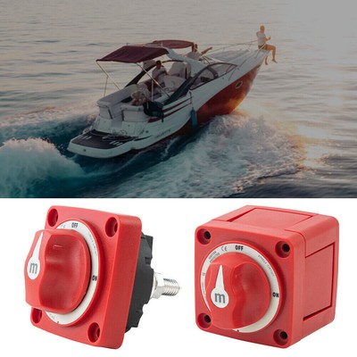 Blue Sea 6006 m-Series Mini Battery Switch Selector Four Position Red ...