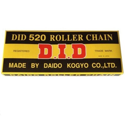 DID Standard 520 Chain 110 Links Natural for Street Motorcycle ...