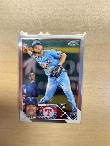 2023 Topps Chrome #73 Josh Smith RC Texas Rangers Rookie Card | eBay