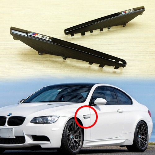 1Piano Black Side Grill Fender For BMW E92 M3 E93 M3 E90 M3 2008-2012 ...