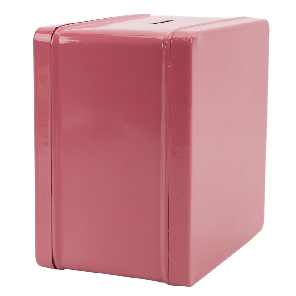 (Pink)Coded Safe Box Password Storage Box Spacious Steel Compact ...