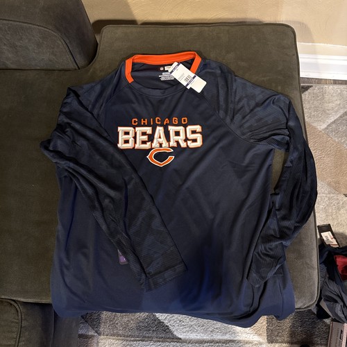 Chicago Bears NFL Team Apparel Men’s Shirt Long Sleeve NWT 2XL XXL | eBay