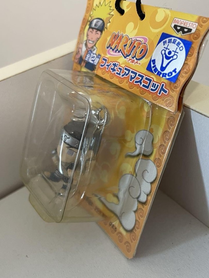Naruto Figure Mascot Screw Keychain Hyuga Neji Ninja Collectible Faded ...