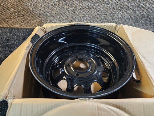 (QTY 1) Vision D-Window 84H 84H6783NS Black Steel Wheel Rim 16x7 6x139 ...