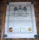 Ancient Accepted Scottish Rite of Freemasonry 1946 Certificate Portland ...