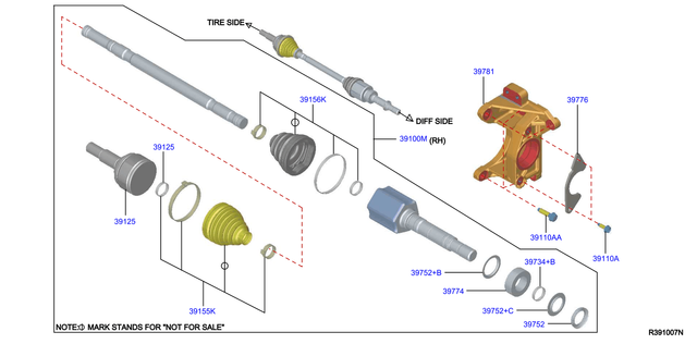 Genuine Nissan Support Bracket 39780-5SA0A for sale online | eBay