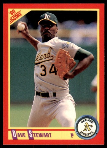 1990 Score Dave Stewart Baseball Cards #410 | eBay